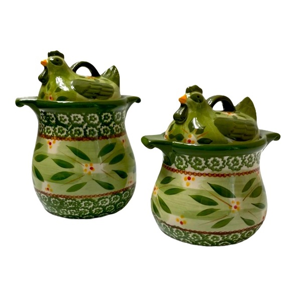 Temptations | Kitchen | Temptations Canister Set Of 2 Old World ...